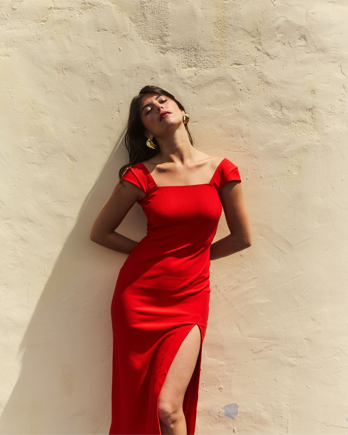 Robe Aliénor rouge dos nu – Flair Bodysuits